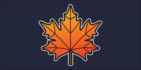 Maple Leaf Vector Illustration Design 41886711 Vector Art At Vecteezy