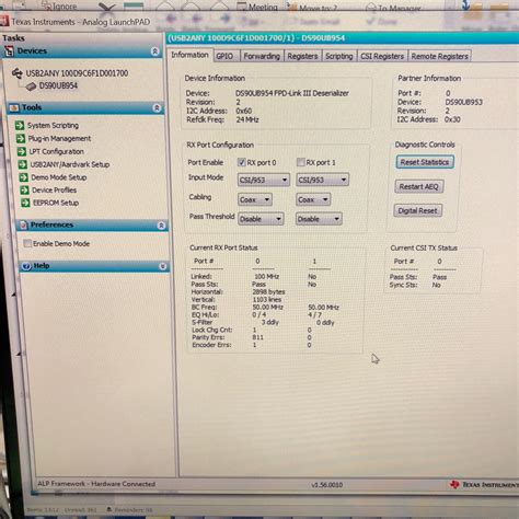 DS90UB954 Q1 Ds90ub954 953 Image Format Related Issue Interface Forum Interface TI E2E