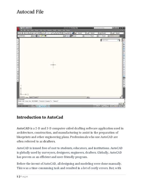 Autocad Intro Pdf Auto Cad Computing