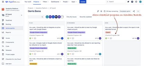 View Jira Issue Progress On The Kanban Board AppBox Support