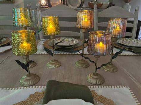 Dollar Tree Flower Candle Holders The Crafty Decorator