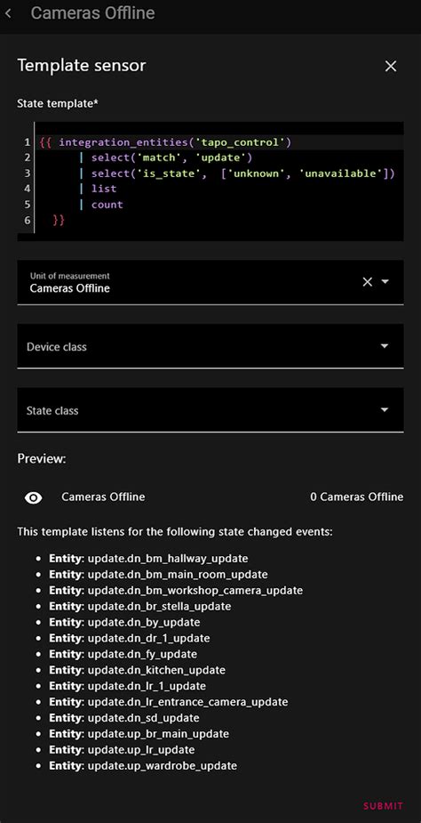 Enumerate And Filter Entities Of A Specific Integration Notify When A Camera Goes Offline