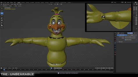 A Few Renders I Made Of My Realistic Fnaf 1 Chica Model R