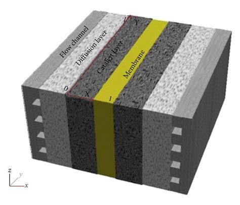 The Schematic View Of The Modeling Domain Download Scientific Diagram