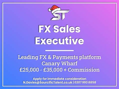 Sourcific Talent On Linkedin Fx Sales Executive Sourcific Talent Career Page