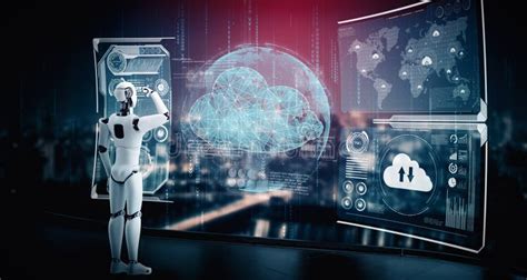 Mlp Ai Robot Using Cloud Computing Technology To Store Data On Online