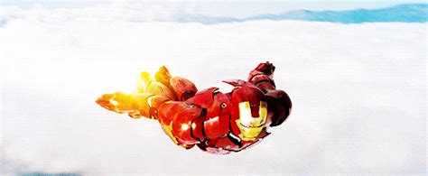 Flying Iron Man Animated 