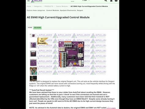 Sargent Em40 Floor Fuse Box Wild Camping For Motorhomes