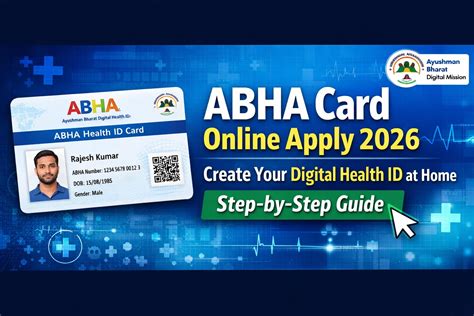 Abha Health Id Card Apply Online 2026 Eligibility Benefits And Full