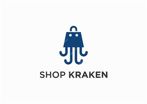 Premium Vector Octopus Logo With Shopping Bag Vector Silhouette