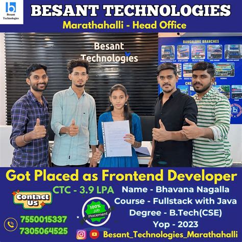 besant technologies marathahalli on linkedin fullstackjava python java sql aws linux