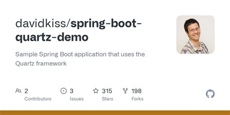 Github Davidkissspring Boot Quartz Demo Sample Spring Boot Application That Uses The Quartz