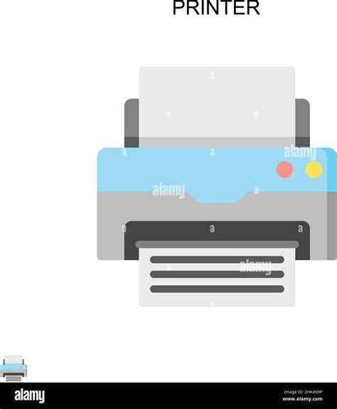Printer Simple Vector Icon Illustration Symbol Design Template For Web Mobile Ui Element Stock