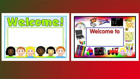 Download Free Classroom Editable And Printable Banners Welcome Sign