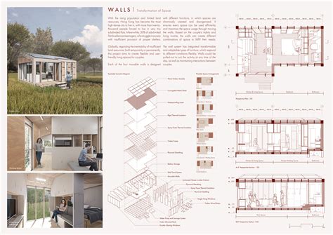 Architecture Project Transformable Spaces With Movable Walls Crafted From Laminated Timber Panels