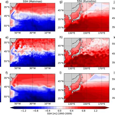Averaged Ssh M 19932009 For Top Back1 Middle Aviso