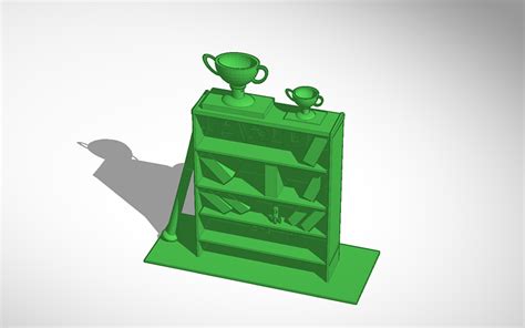 3d Design Bookshelf Tinkercad
