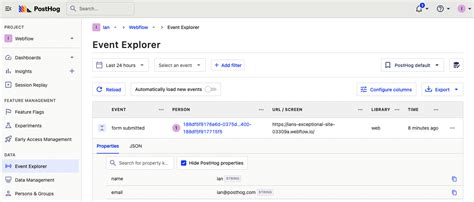 How To Capture Webflow Form Submissions Posthog