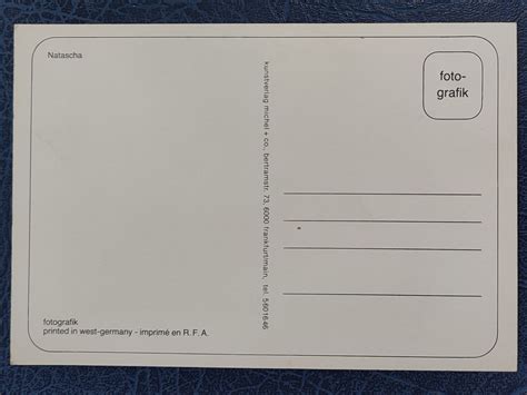 Erotska Razglednica Natascha Kupindo Com