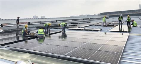 Distributed Photovoltaic On Roof Of Hg Group Warehouse