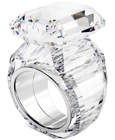 Swarovski Lucent Crystal Cocktail Ring Macys