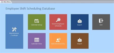 microsoft access form template best of employee scheduling database template templates label