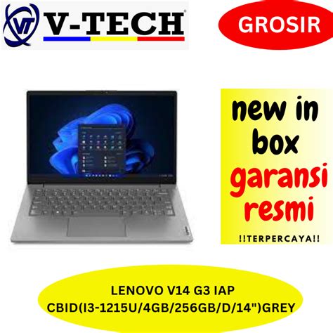 Jual Lenovo V G Iap Cbid I U Gb Gb D Grey Shopee Indonesia