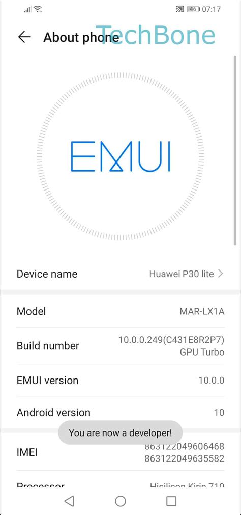 How To Enable Developer Options Huawei Manual TechBone