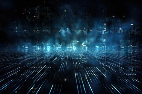 Premium Photo Abstract Blue Technical Background