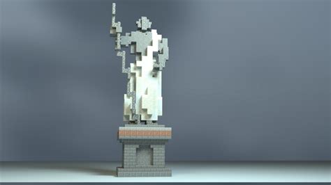 Statue Minecraft Schematic Schematics Build Minecraft Jmoh