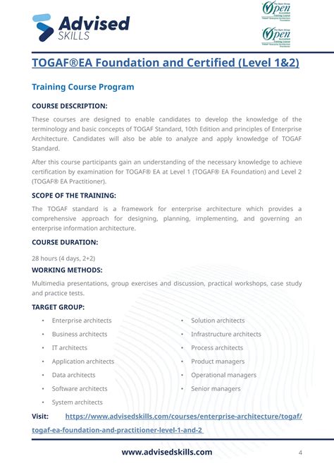 Togaf Ea Course Overview Pdf