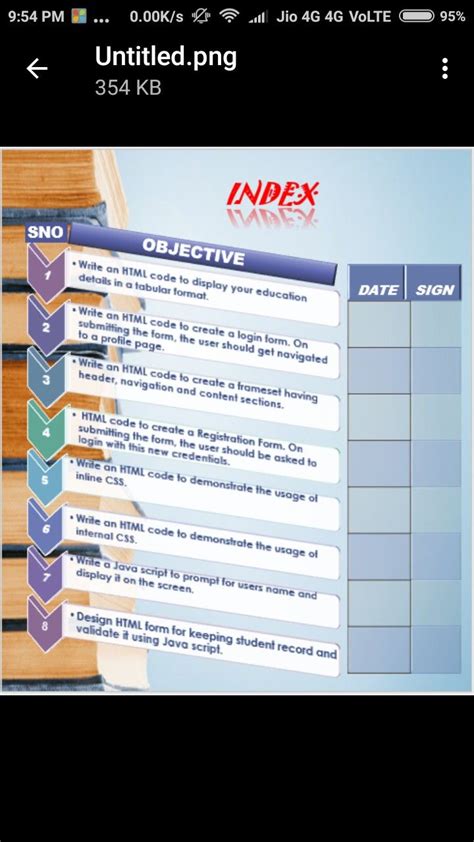 Presentation File Front Page Index Writing Coding Create Page