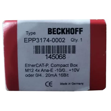 New In Stock Beckhoff Module Ethercat Box Industrial Housing Analog Input EPP