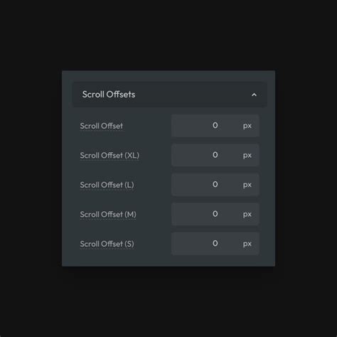 Scroll Offsets Automatic Css