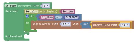Graphical Programming Tutorial For Arduino Infrared Remote Control