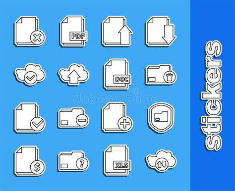 Set Line Cloud Download And Upload Document Folder Protection Delete Upload File Document