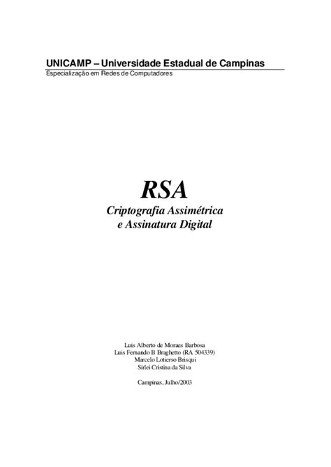 pdf criptografia rsa