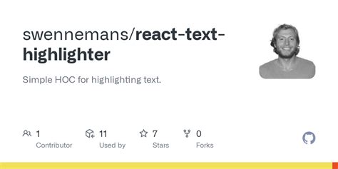 Github Swennemans React Text Highlighter Simple Hoc For Highlighting