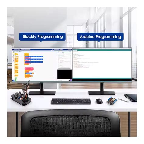 Acebott Qd022 Esp32 Programmable 4 Dof Robot Arm Kit For Arduino