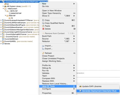 Eclipse Missing Web Xml File How Can I Create Web Xml In Eclipse
