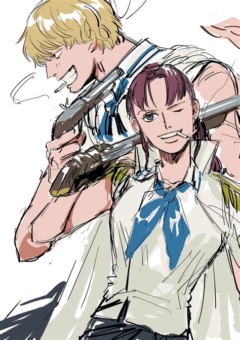 Donquixote Rocinante And Bellemere One Piece Drawn By Santa Danbooru