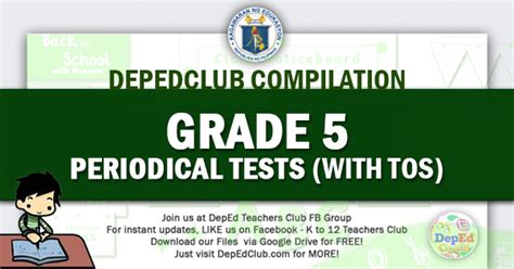 grade 5 melc based periodical tests archives the deped teachers club