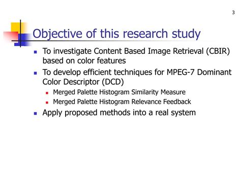 ppt content based image retrieval using mpeg 7 dominant color
