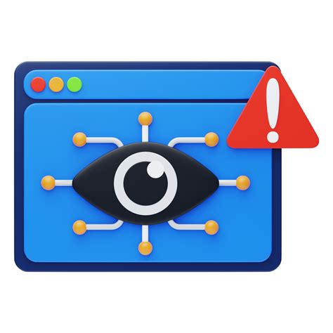 Spyware 3d Icon Malware 3d Icon Web Bug Scanning And Alert 3d Icon 44451223 Png