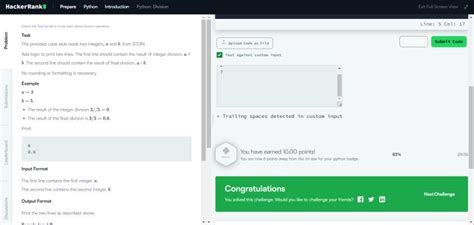 Sankalp Kripan On Linkedin 100daysofcode Python Coding Hackerrank