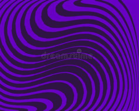 Abstract Pattern Texture With Wavy Curves Lines Optical Art Background Vector Illustration