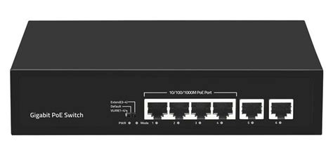 Poe Switch Full Gigabit 4 2 Unmanaged 4 2 Full Gigabit Network Poe Switch 4 Port 2 Uplink