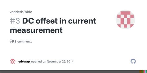 dc offset in current measurement · issue 3 · vedderb bldc · github