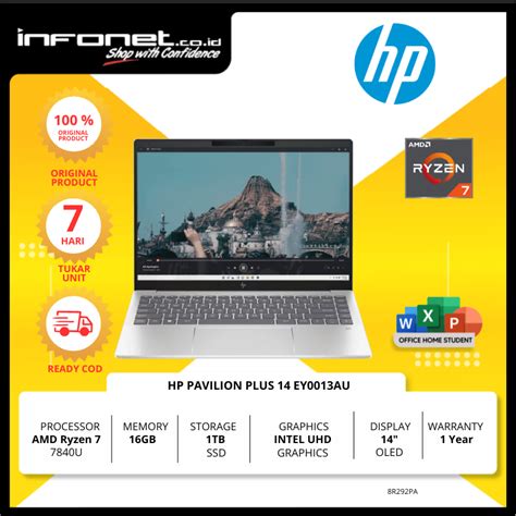 Jual Hp Pavilion Plus Ey Au Ryzen U Gb Tb Oled W Ohs Shopee Indonesia