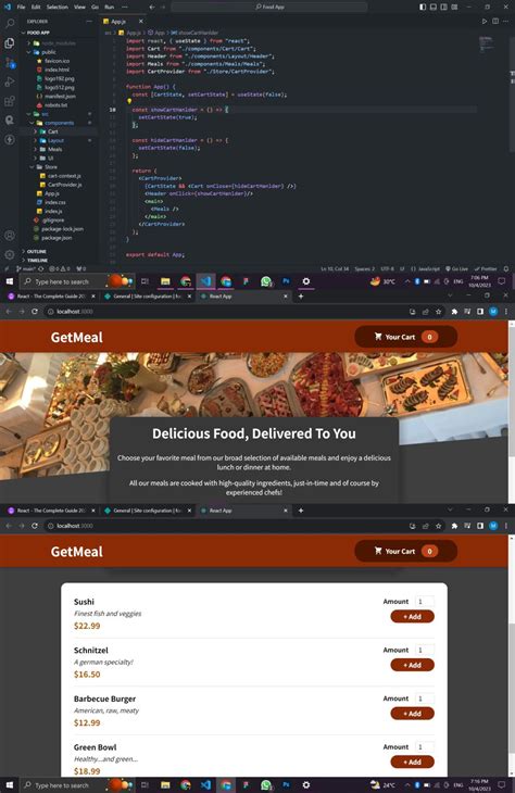 How I Built Getmeal App Using React Js Muhammad Hamza Posted On The Topic Linkedin